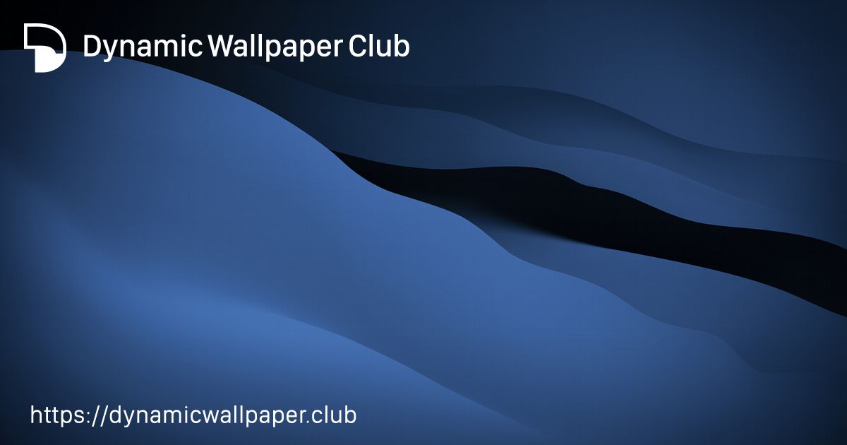 macOS Big Sur Blue (Light/Dark) - Dynamic Wallpaper Club