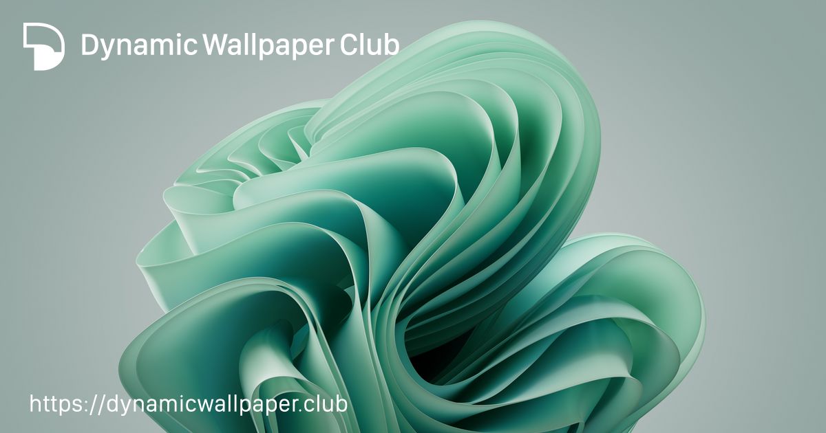 Windows 11 Green - Dynamic Wallpaper Club
