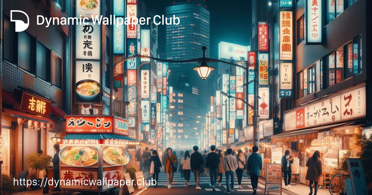 Tokyo - Dynamic Wallpaper Club