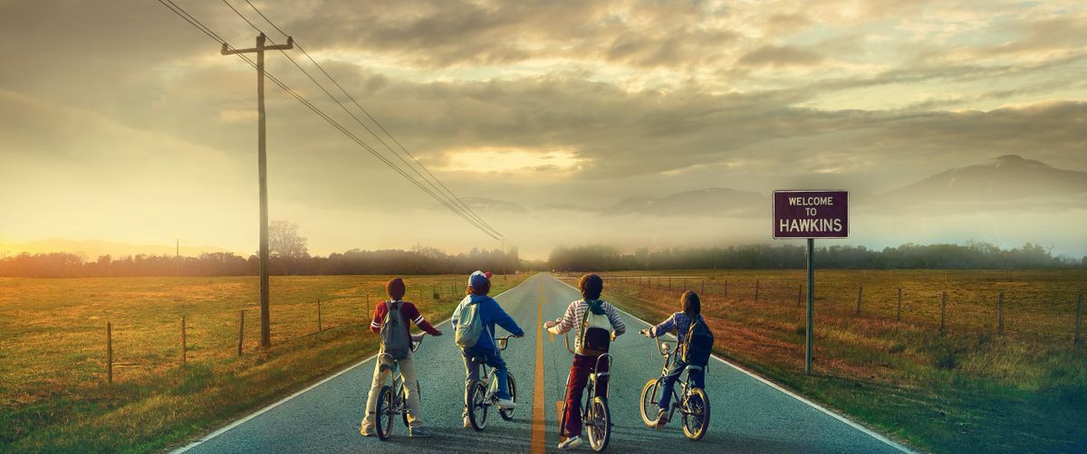 Stranger Thing Welcome to Hawkins UWQHD - Dynamic Wallpaper Club