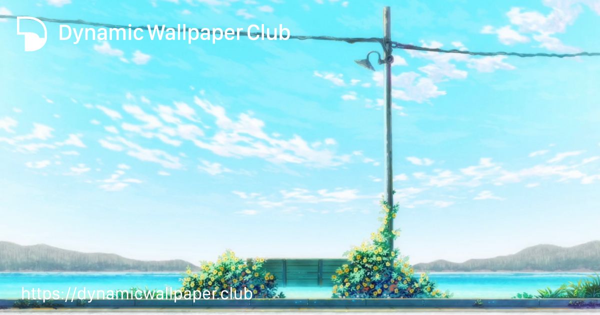 seaside stranger (bench scenes) - Dynamic Wallpaper Club