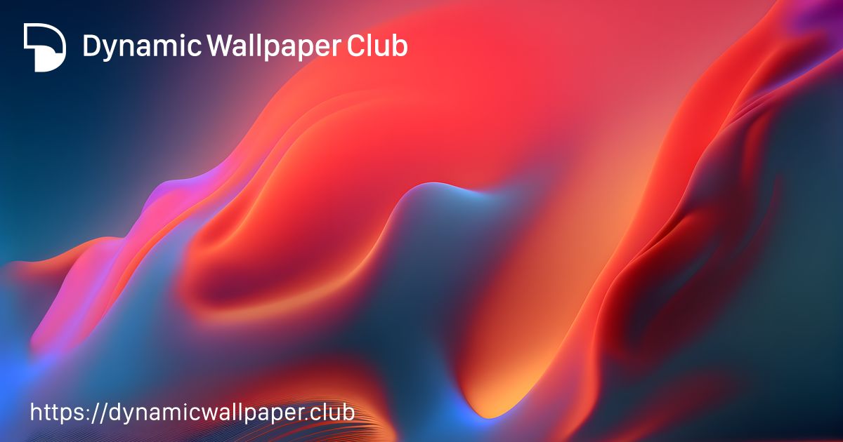 Smooth neon glow gradient time shift 2 - Dynamic Wallpaper Club