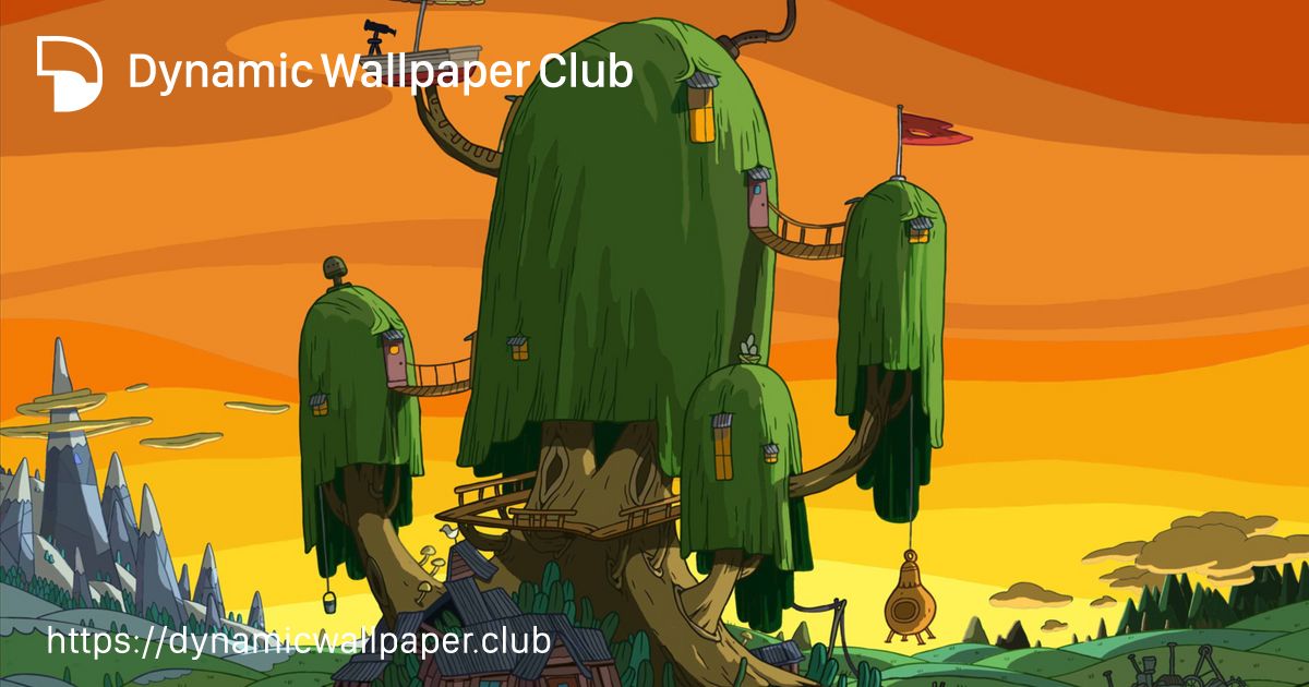 Adventure Time - Day & Night - Dynamic Wallpaper Club