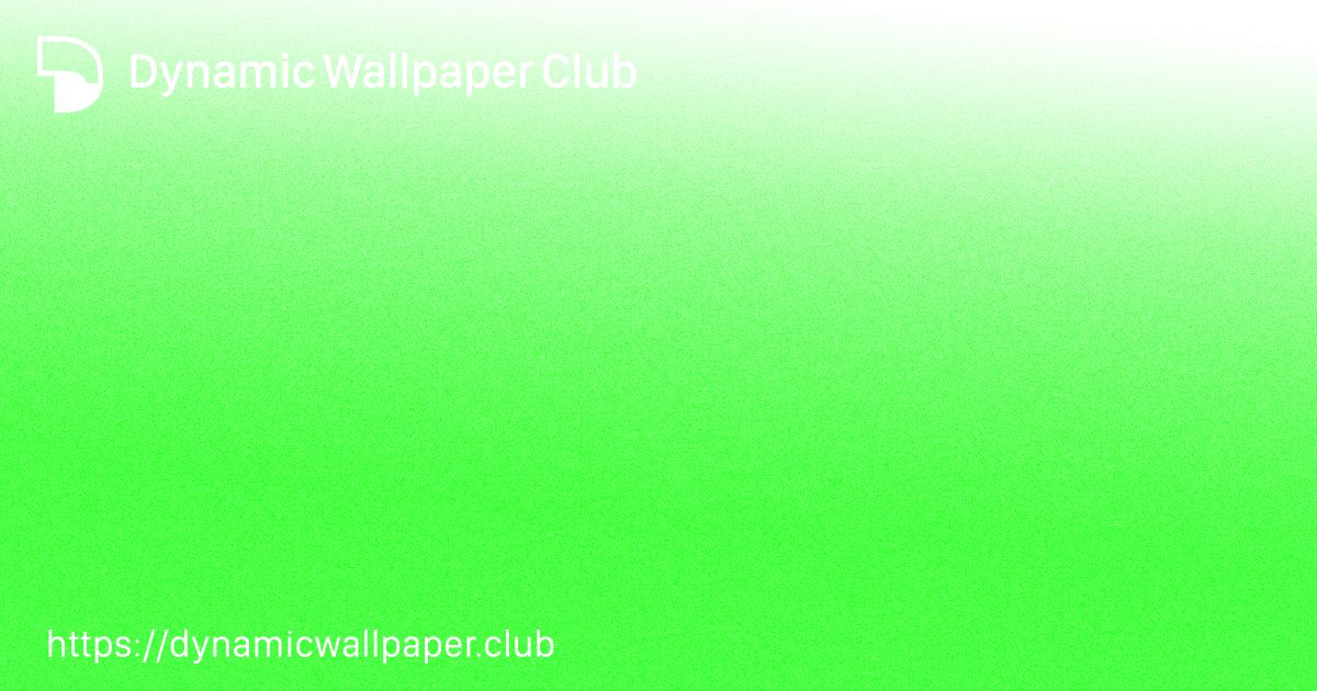 Green Gradient - Dynamic Wallpaper Club