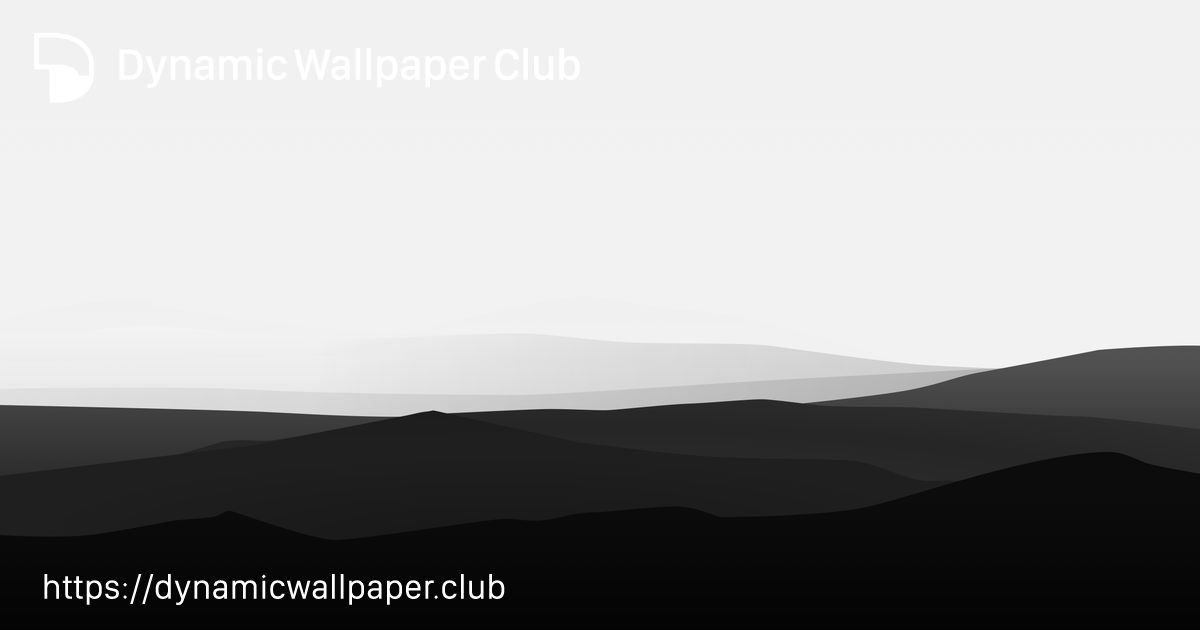 minimalist mountains - Dynamic Wallpaper Club