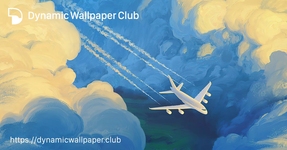 Plane - Dynamic Wallpaper Club