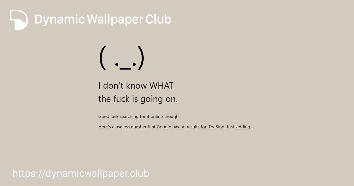 Windows Panic Meme - Dynamic Wallpaper Club