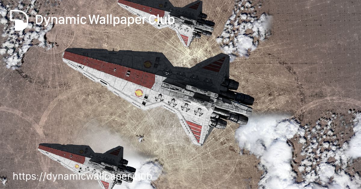 Venator Over Corruscant - Dynamic Wallpaper Club