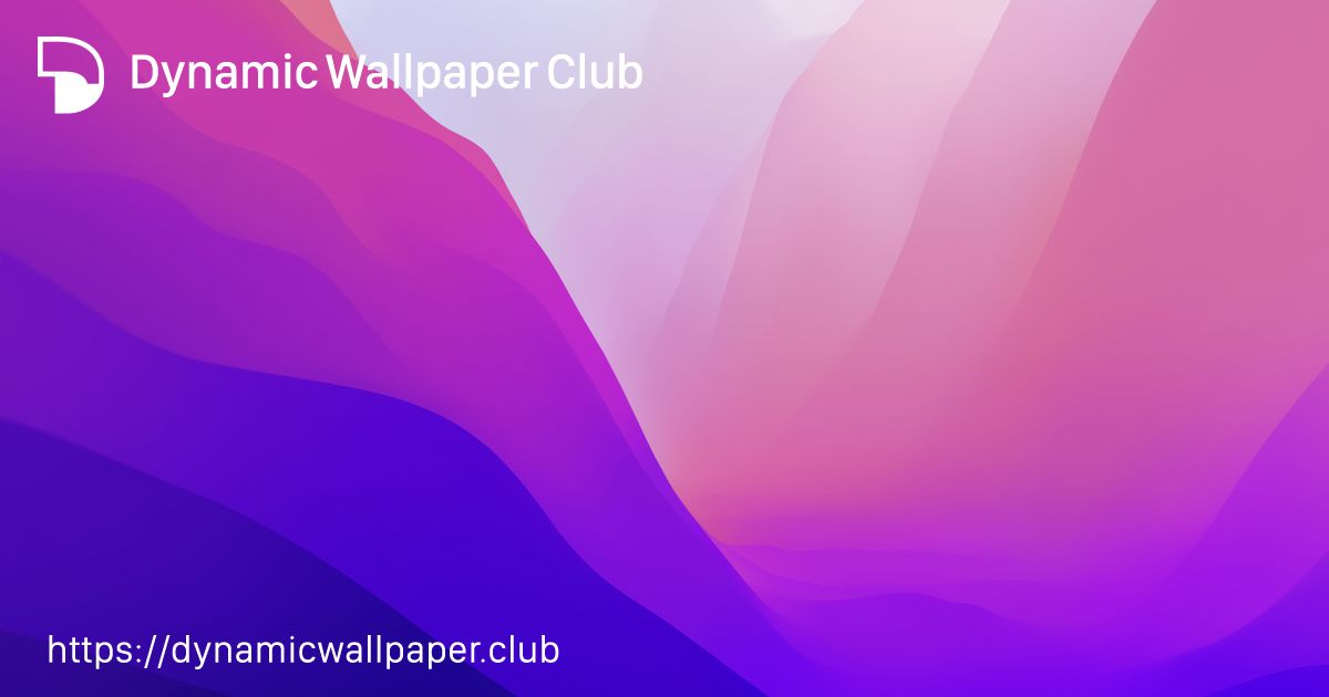 Monterey 5K - Dynamic Wallpaper Club