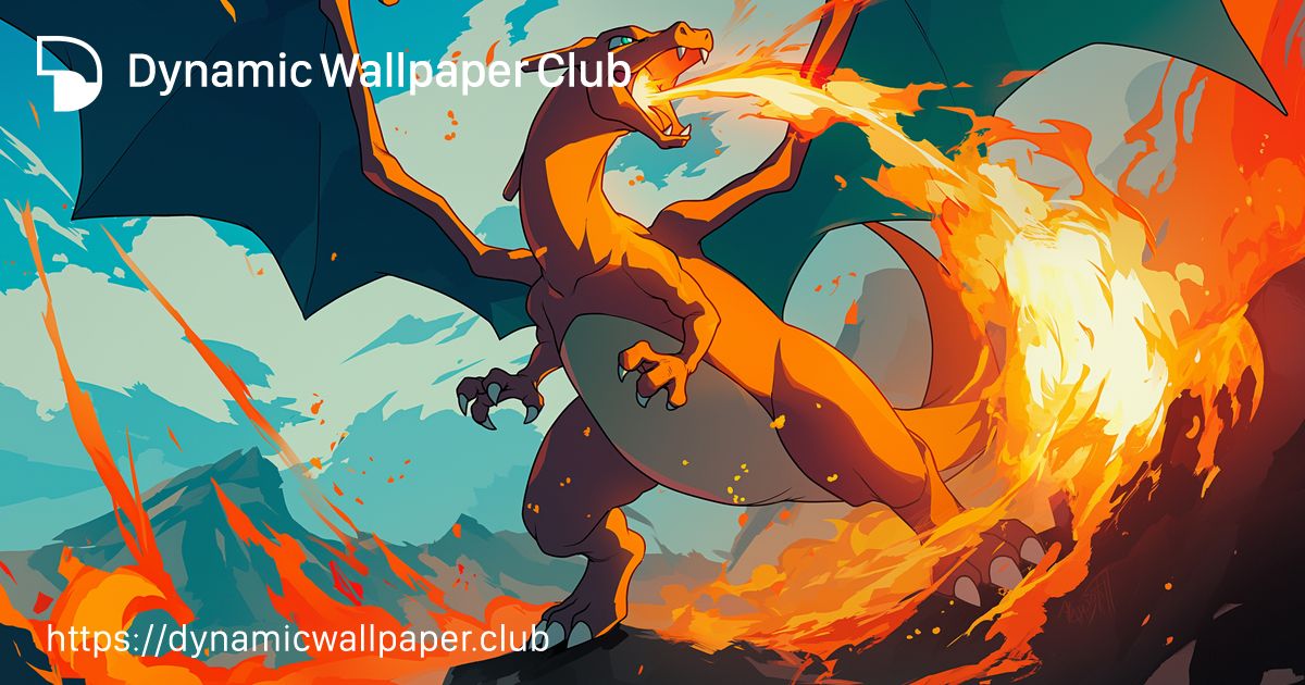Charizard x Mewtwo - Dynamic Wallpaper Club