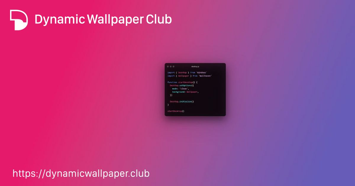 idk - Dynamic Wallpaper Club