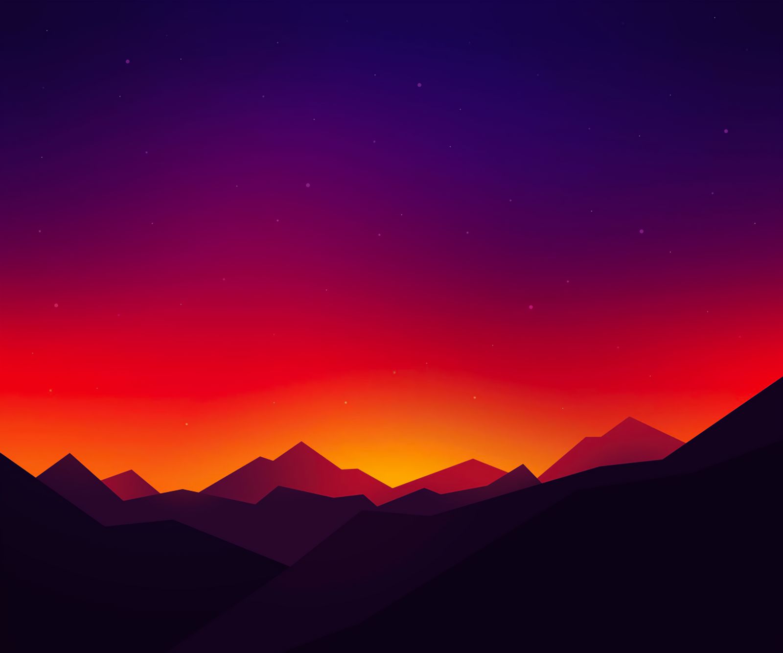 Vector Sunset 5K ESRGAN - Dynamic Wallpaper Club