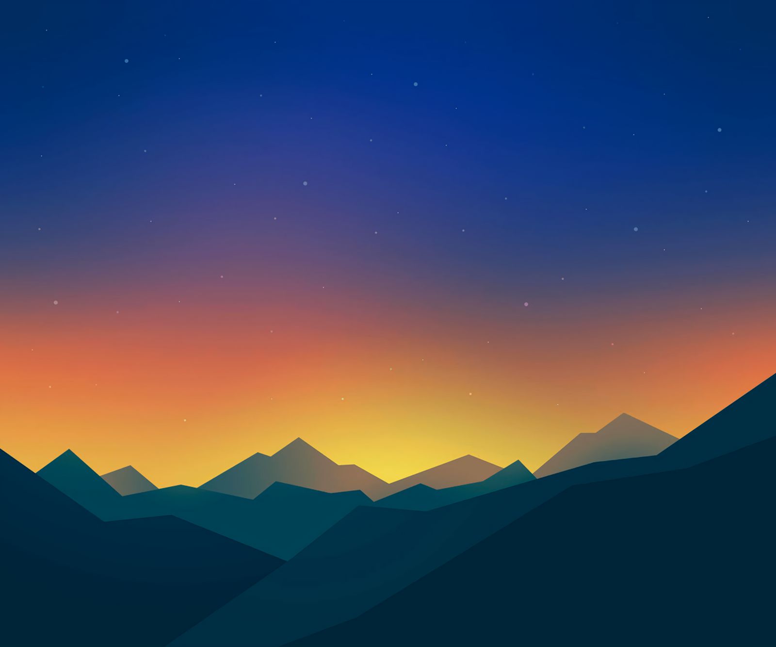 Vector Sunset 5K ESRGAN - Dynamic Wallpaper Club