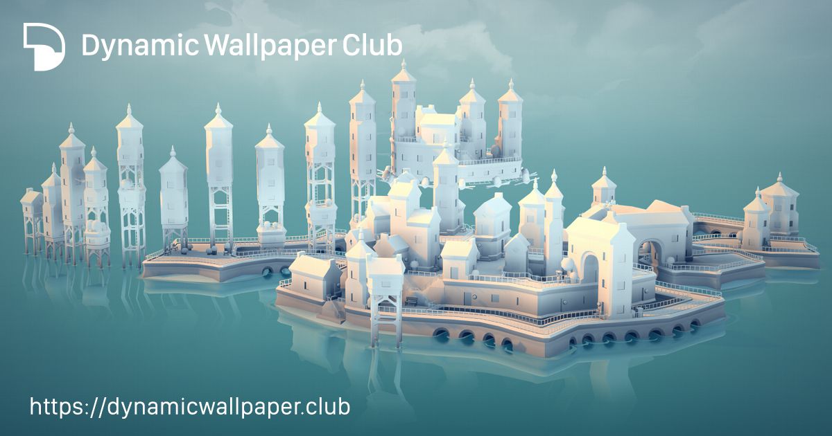 Townscaper (best quality) - Dynamic Wallpaper Club