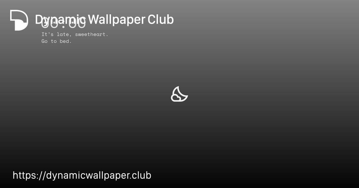 Brownfox's Minimalist Day - Dynamic Wallpaper Club