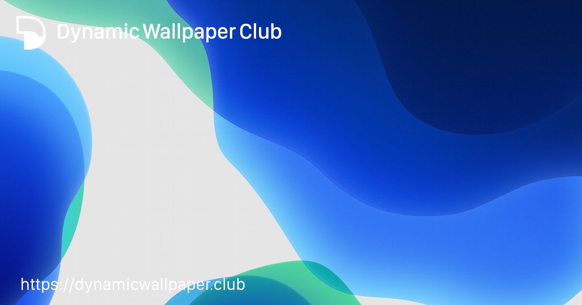 iOS 13 Blue - Dynamic Wallpaper Club