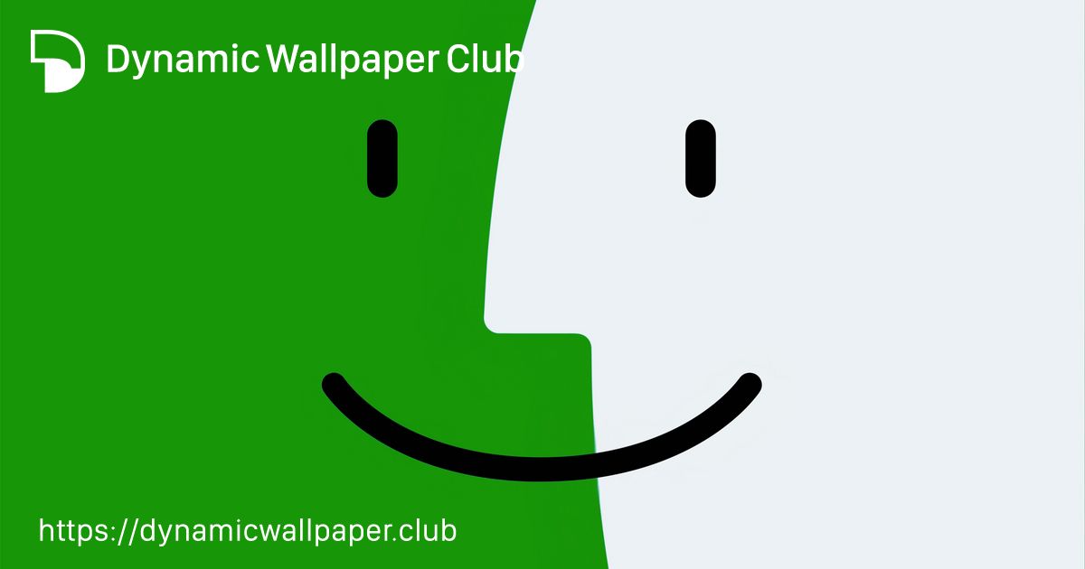 Finder Mac smile - Dynamic Wallpaper Club