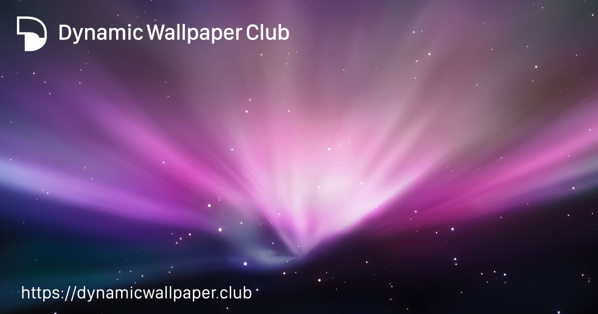 MACOS - Dynamic Wallpaper Club