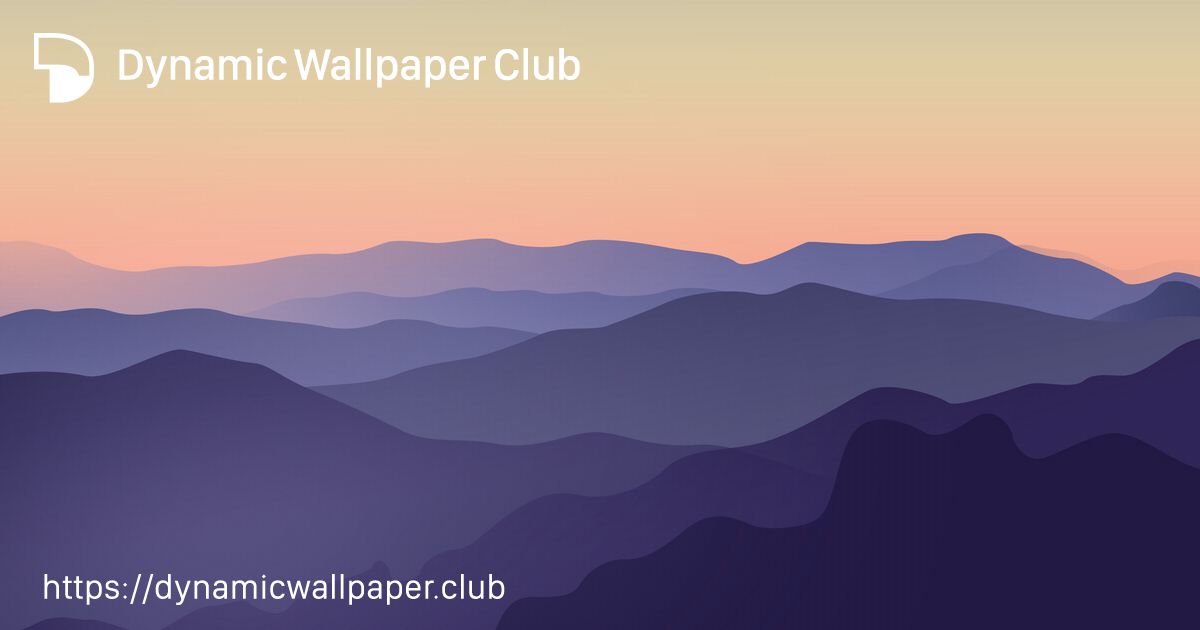 Mountain Landscape - Dynamic Wallpaper Club