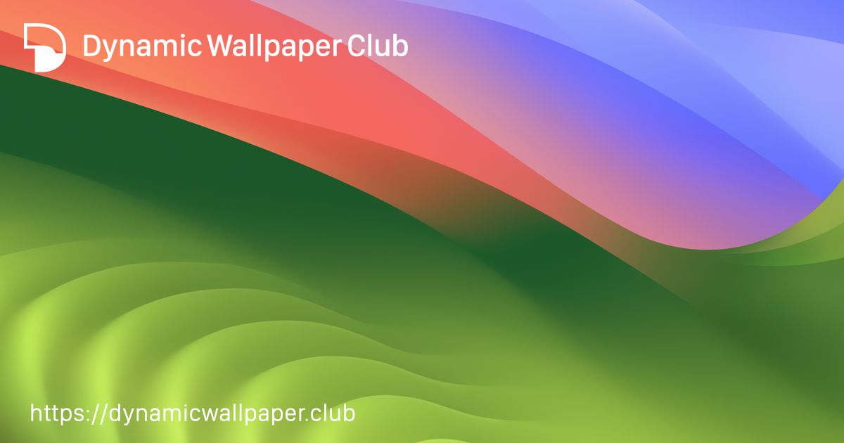 Mac OS Sonoma - Dynamic Wallpaper Club