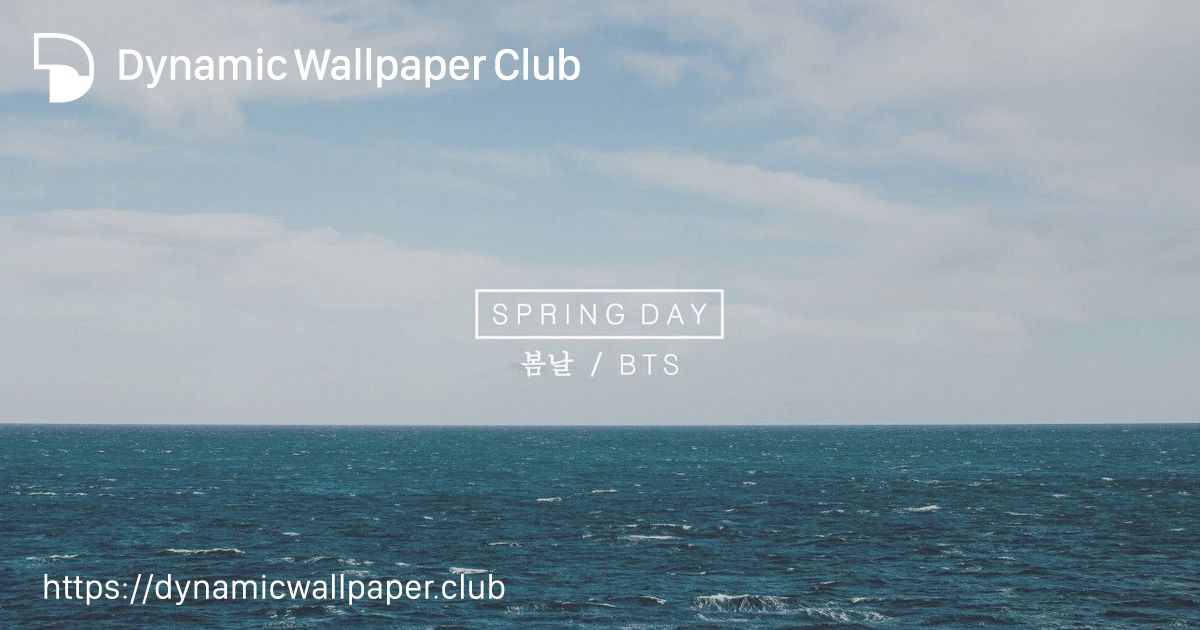 bts - Dynamic Wallpaper Club