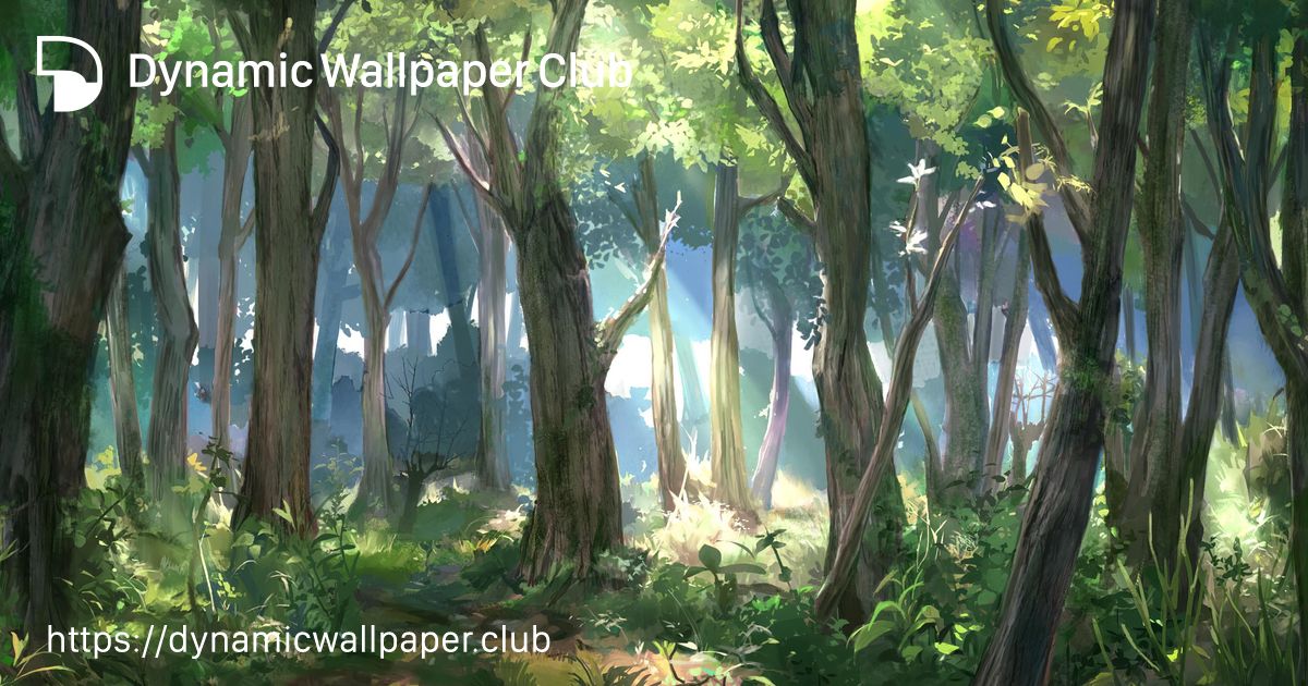 Crystalline Forest FIXED - Dynamic Wallpaper Club