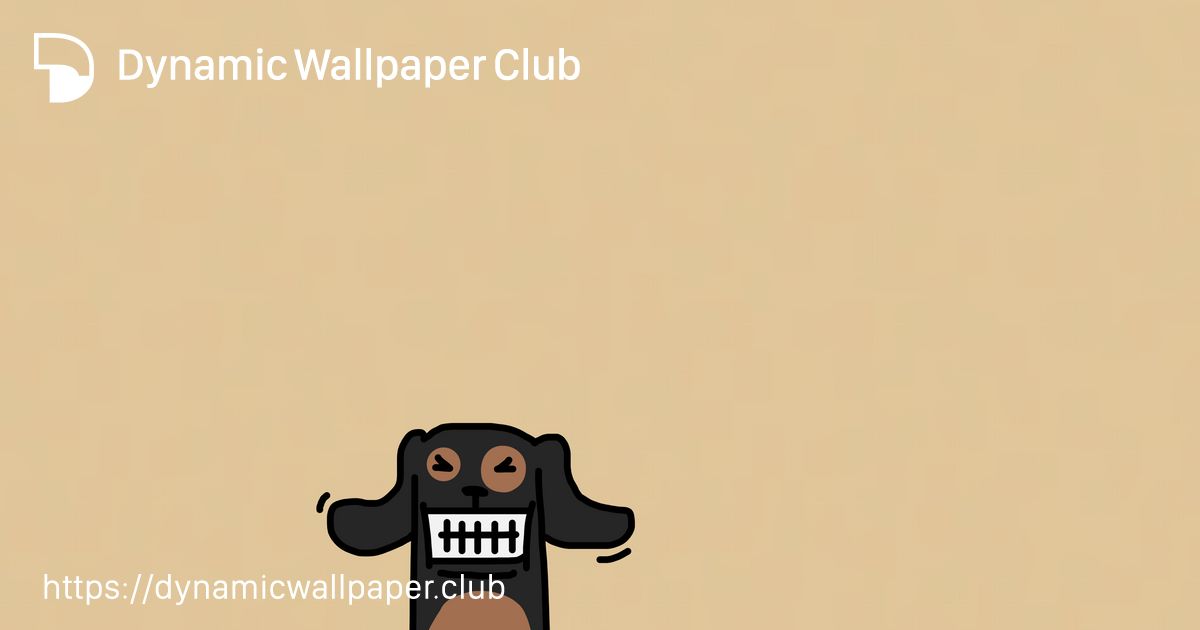 Dog Doodle Wallpaper - Dynamic Wallpaper Club