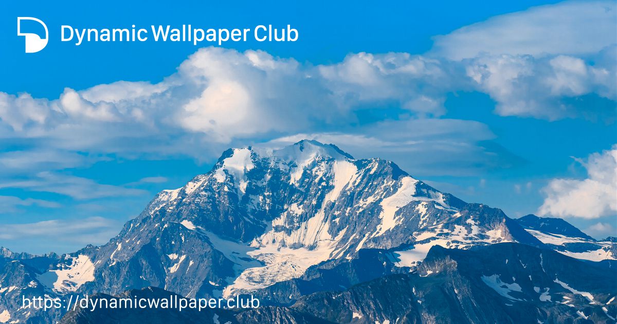 Snowy Mountain - Dynamic Wallpaper Club