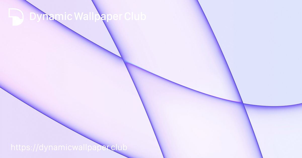 IMac 2021 - Hello Purple - Dynamic Wallpaper Club