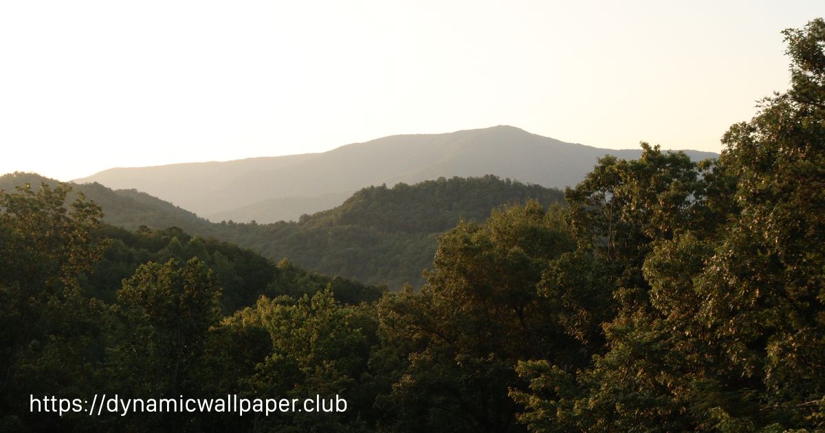 Smokey Mountains Day and Night - Dynamic Wallpaper Club