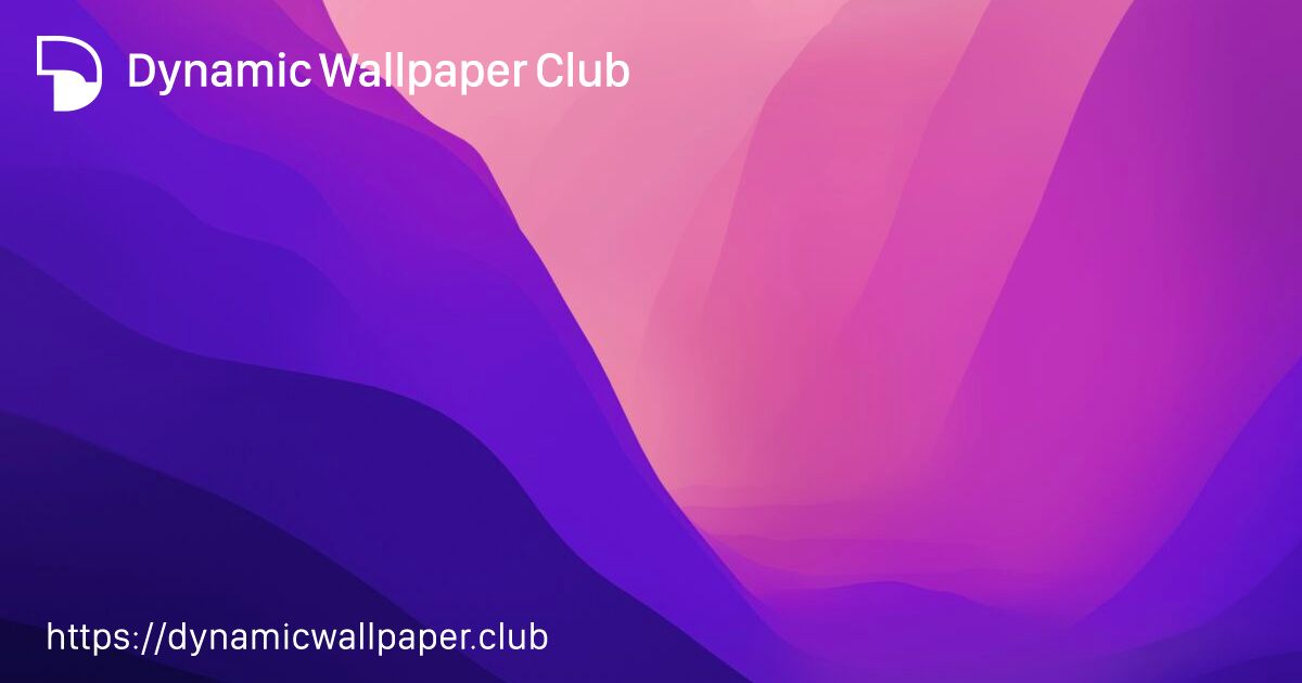 MacOS Monterey - Dynamic Wallpaper Club