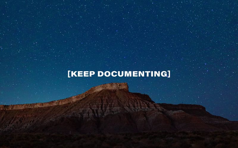 Keep Documenting - Dynamic Wallpaper Club