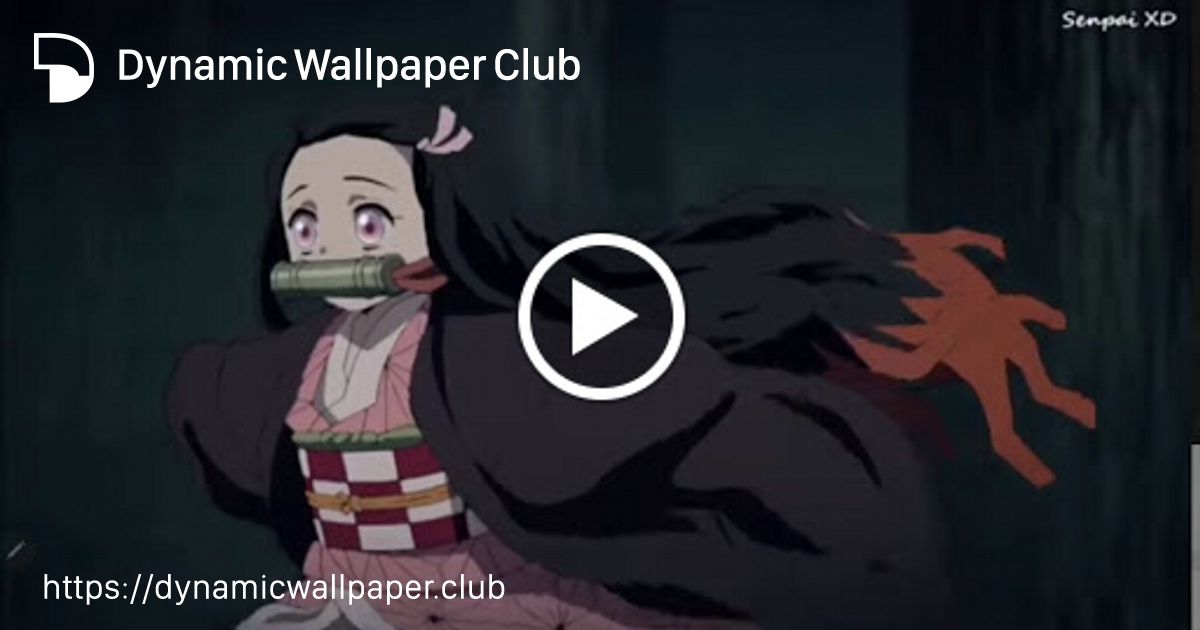 NEZUKO RUNNING - Dynamic Wallpaper Club