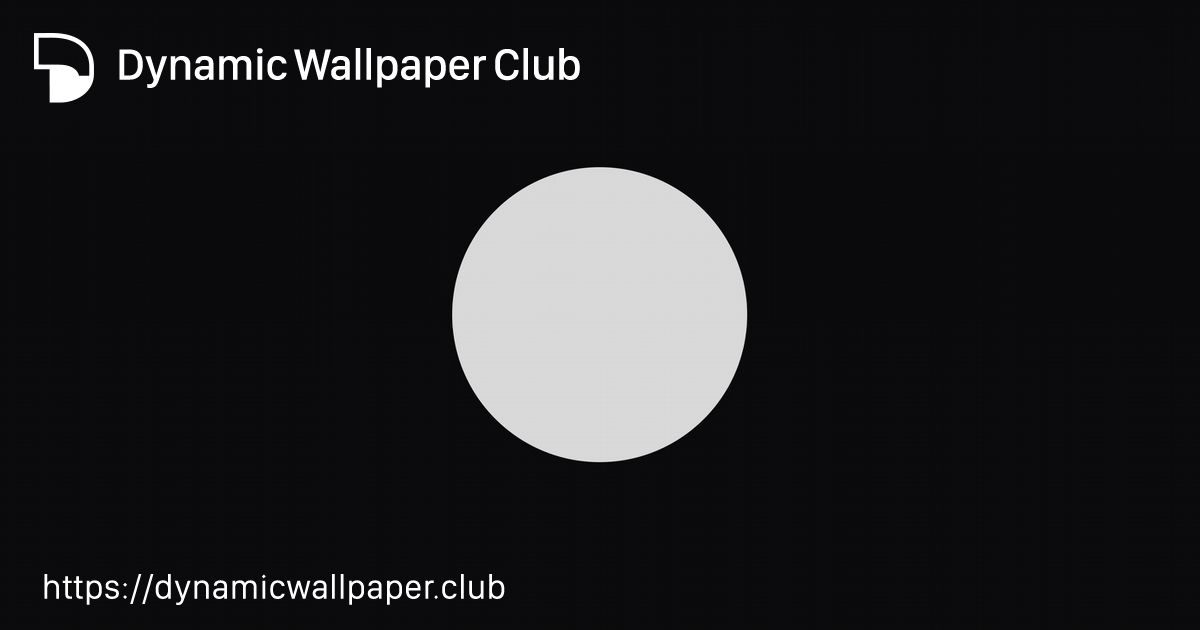 minimalist day clock v2 - Dynamic Wallpaper Club