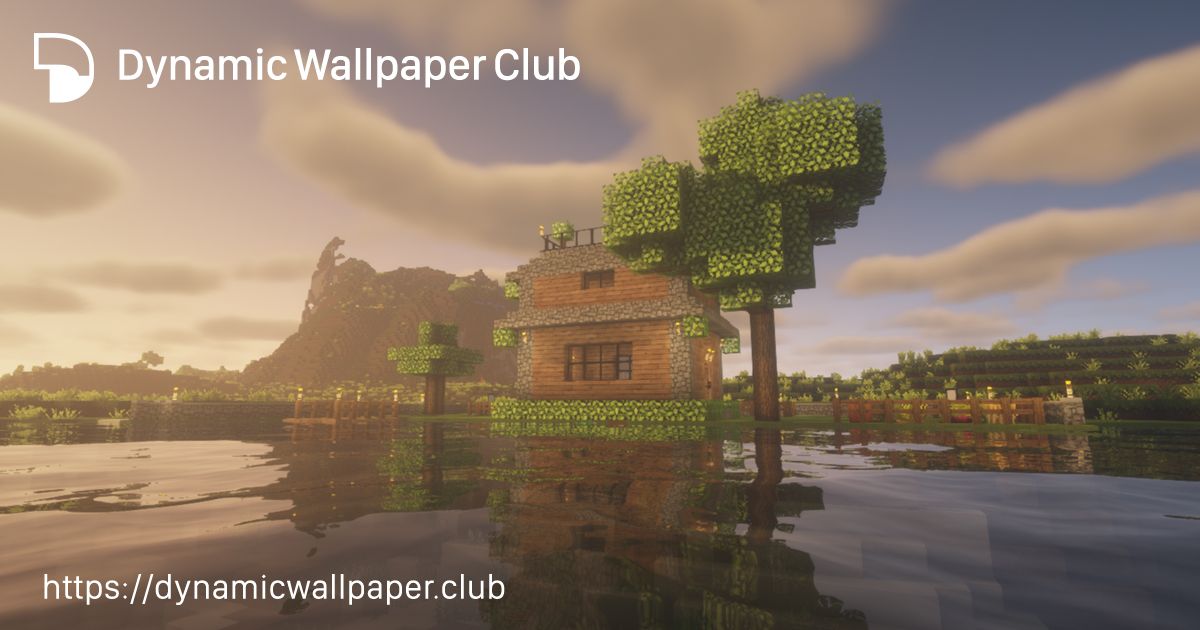 Minecraft House - Dynamic Wallpaper Club