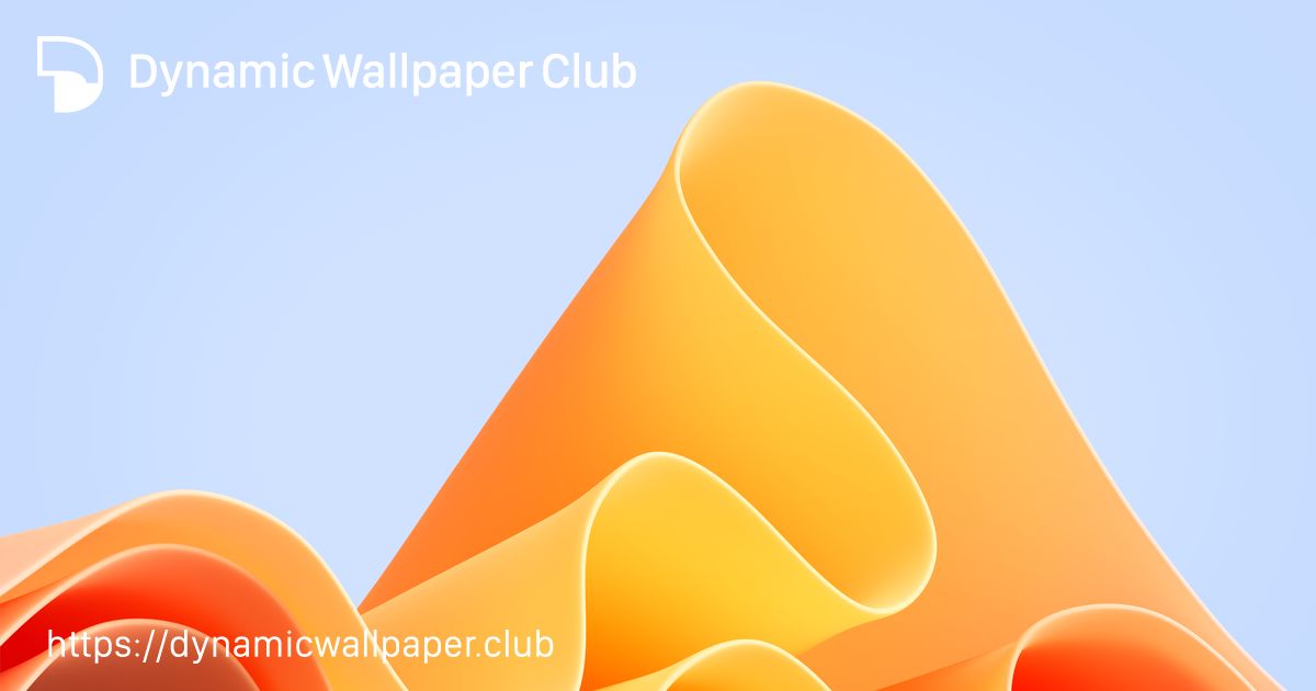 Orange Microsoft - Dynamic Wallpaper Club