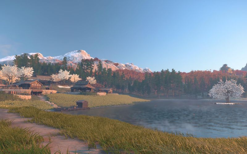 Ghost of Tsushima : Omi Village - Dynamic Wallpaper Club