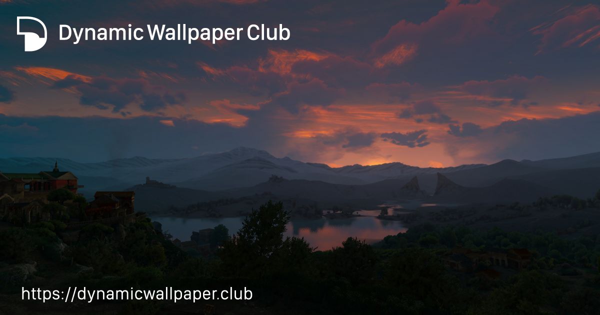 Witcher Skies (every hour) - Dynamic Wallpaper Club