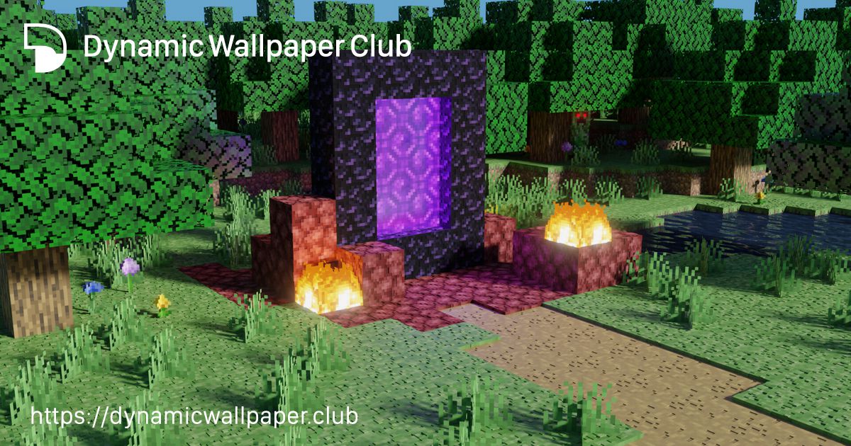 Minecraft nether - Dynamic Wallpaper Club