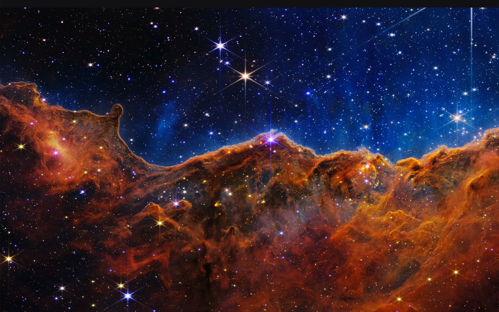 Cosmic Cliffs - Dynamic Wallpaper Club