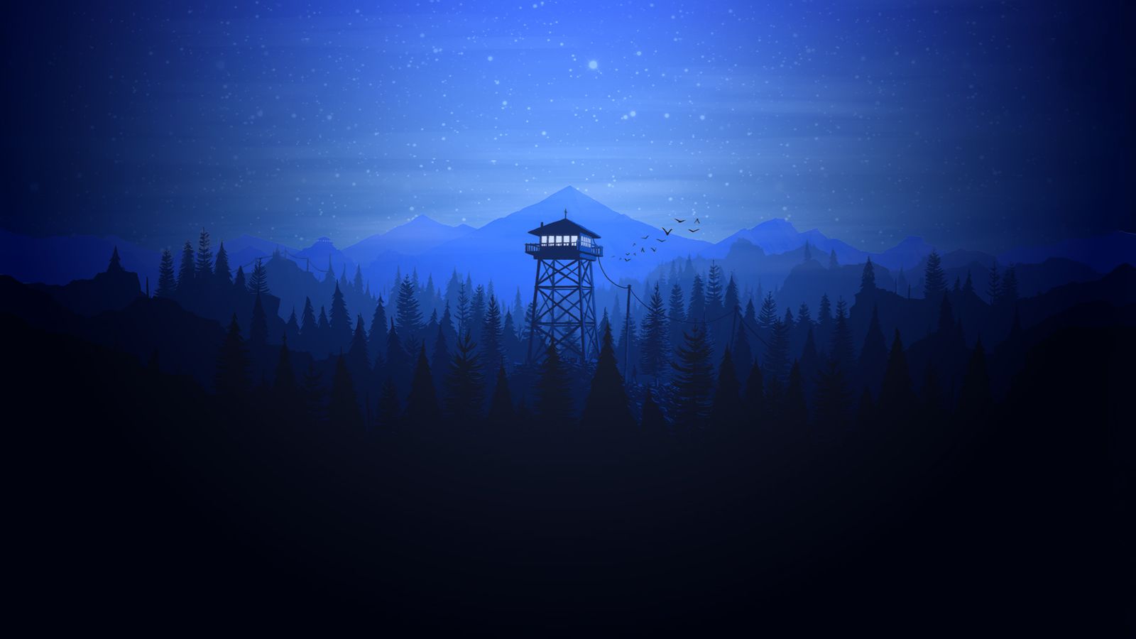 Firewatch Dual Monitor - Left - Dynamic Wallpaper Club