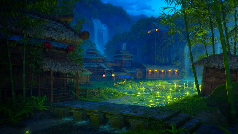 Village_5K - Dynamic Wallpaper Club