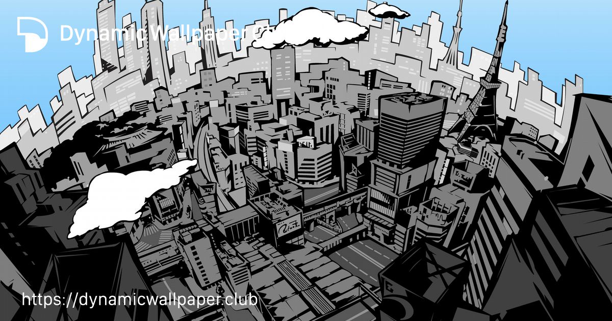 Persona 5 Loading Screen: Tokyo - Dynamic Wallpaper Club