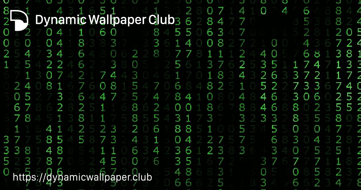 escaping the matrix - Dynamic Wallpaper Club