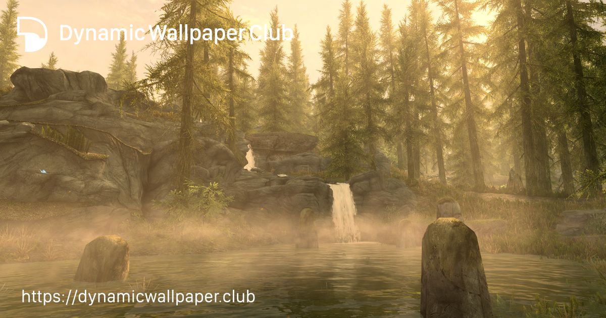 Skyrim Forest - Dynamic Wallpaper Club