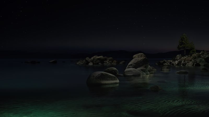 macOS Tahoe Beach - Dynamic Wallpaper Club