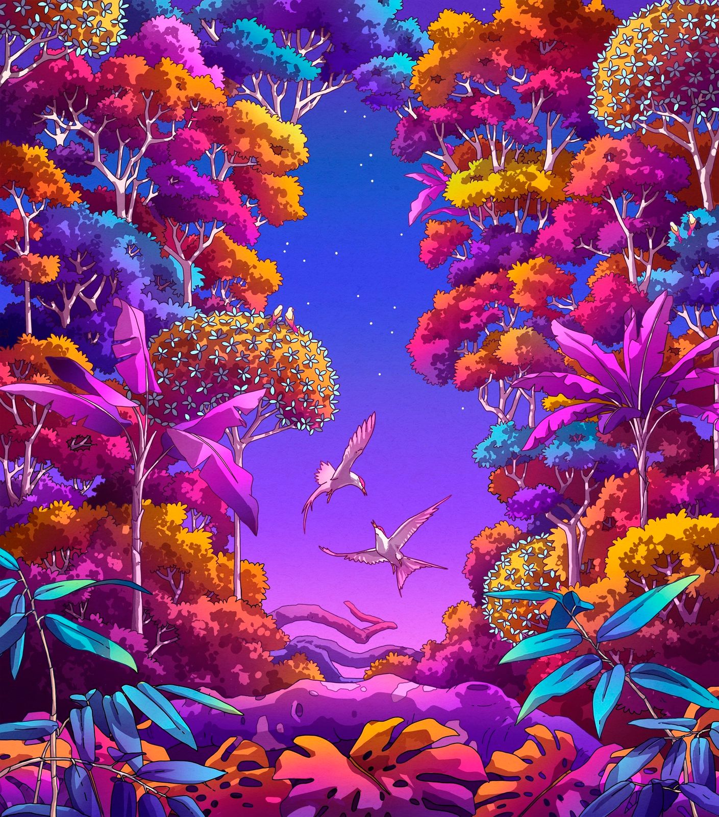 Camila Nogueira - Paradise Blips - Dynamic Wallpaper Club