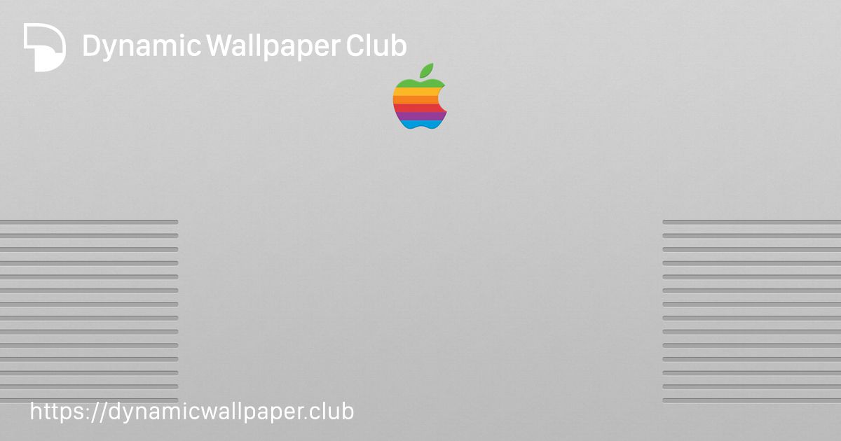 Classic Apple - Dynamic Wallpaper Club