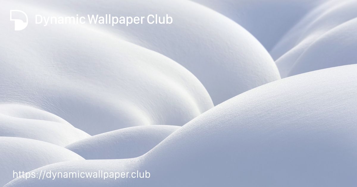 Snow - Dynamic Wallpaper Club