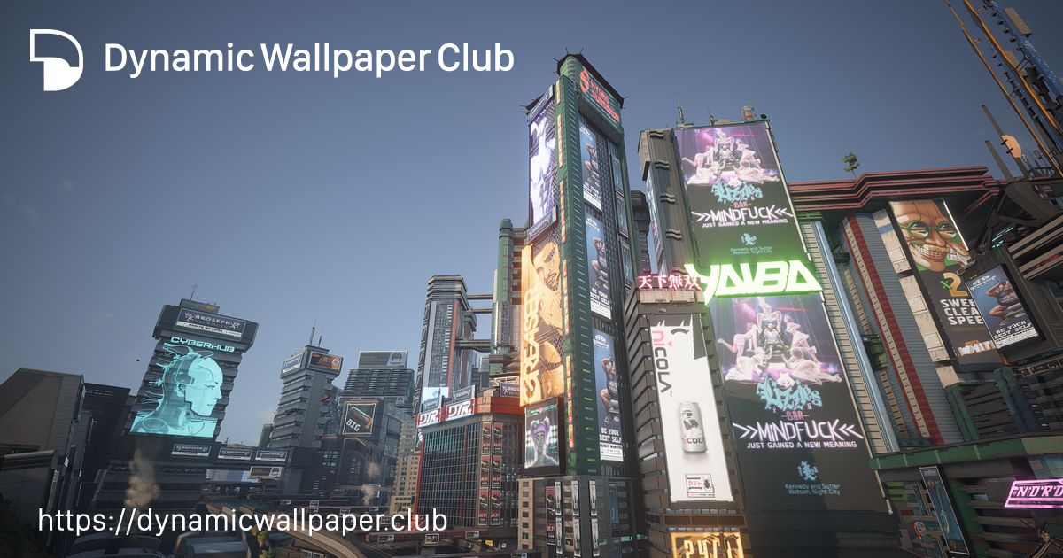 Cyberpunk Foggy - Dynamic Wallpaper Club